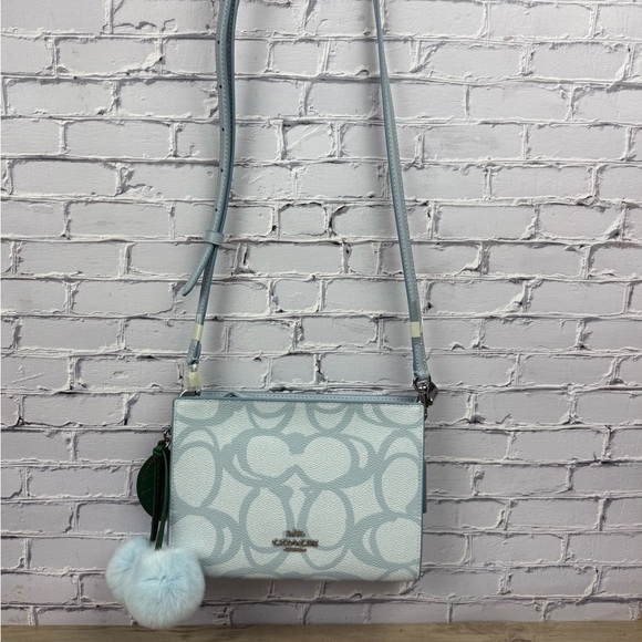 Coach | Bags | Coach Slim Crossbody Bagin Sketch Signature Canvas With ...